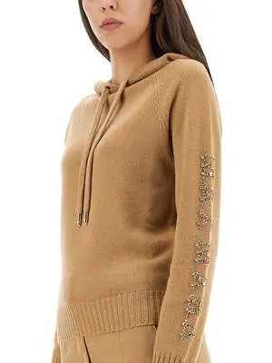 Max Mara Hooded Sweatshirt - Cream