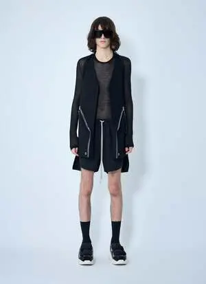 Rick Owens Asymmetric Zip Detail Vest
