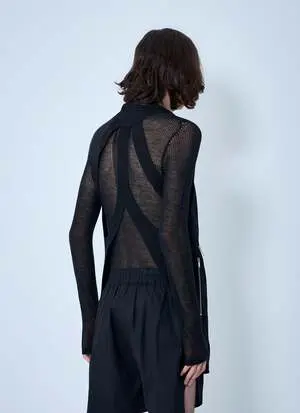 Rick Owens Asymmetric Zip Detail Vest