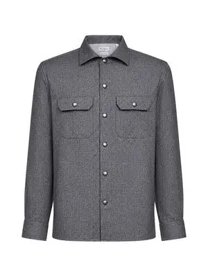 Brunello Cucinelli Wool Shirt - Multicolor