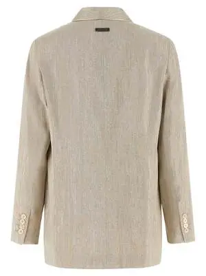 Peserico Lamé Thread Blazer