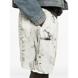 Balenciaga Grey Shorts Track & Running Shorts