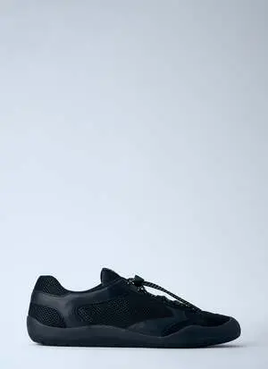 Prada Speedrock Mesh Panel Sneakers - Black