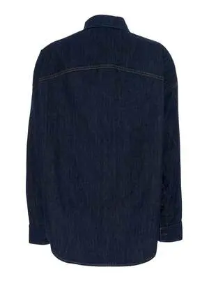 Dries Van Noten Denim Classic Collar Shirt - Multicolor