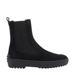 TOD'S Winter Gommino Booties - Black
