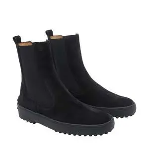 TOD'S Suede Winter Gommino Booties