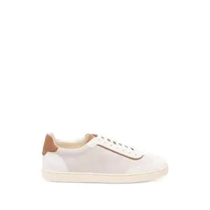 Brunello Cucinelli Low-top Paneled Sneakers - Cream