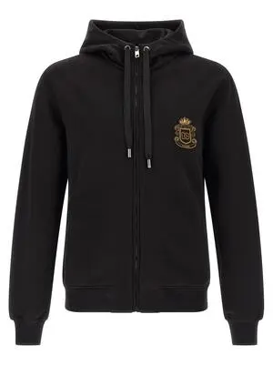 Dolce & Gabbana Coat Of Arms Hoodie - Black
