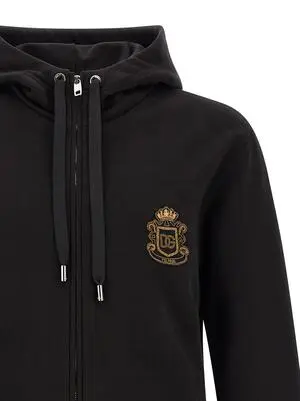 Dolce & Gabbana Coat Of Arms Hoodie - Black