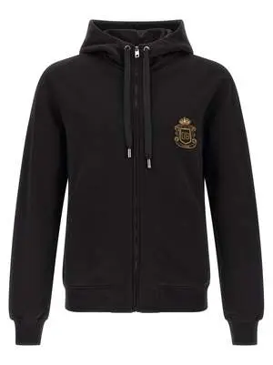 Dolce & Gabbana Coat Of Arms Hoodie - Black