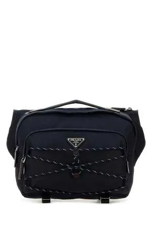 Prada Dark Re-nylon Speedrock Belt Bag