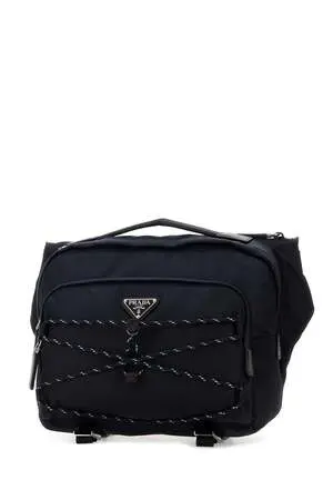 Prada Dark Re-nylon Speedrock Belt Bag
