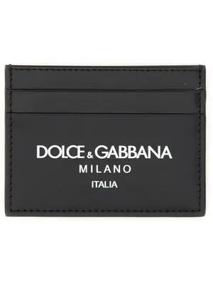 Dolce & Gabbana Portacarte In Pelle