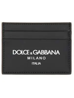 Dolce & Gabbana Portacarte In Pelle