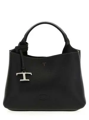 TOD'S Micro Leather Handbag - Black