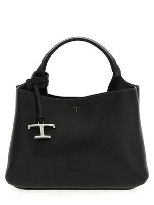 TOD'S Micro Leather Handbag - Black