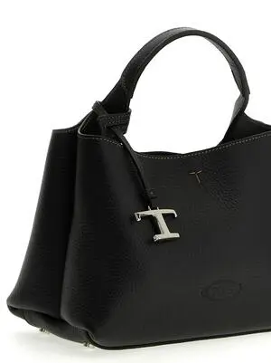 TOD'S Micro Leather Handbag - Black