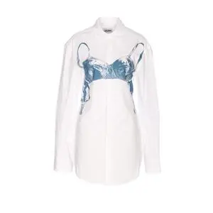 JEAN PAUL GAULTIER Scanned Bra Shirt - White