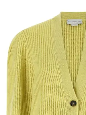 Stella McCartney Thick Knit Cardigan - Yellow