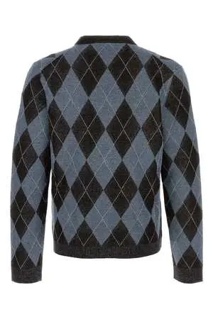 Gucci Embroidered Stretch Wool Blend Cardigan - Multicolor
