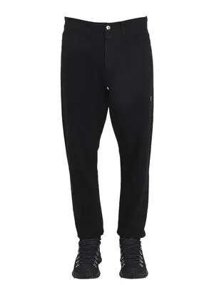 Moncler Cotton Denim Jeans 7 Frgmt Hiroshi Fujiwara - Black