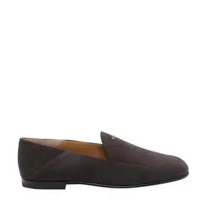 TOD'S Suede Sabot Loafers - Brown