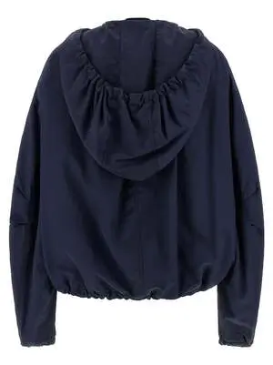 Attico Hooded Bomber Jacket