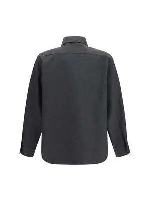 Valentino Garavani Vlogo Wool Blend Jacket - Gray