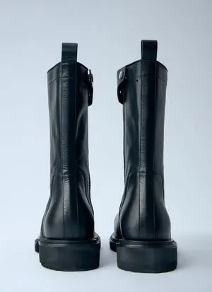 Rick Owens Creeper Gabe Leather Boots