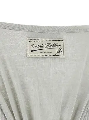 Victoria Beckham Split' Tank Top - Gray