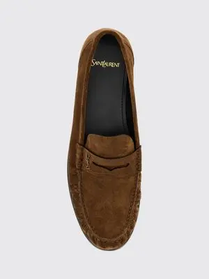Saint Laurent Suede Loafers - Brown