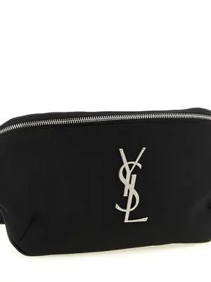 Saint Laurent Cassandre' Waist Bag - Black