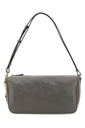 Gucci Grey Leather Shoulder Bag - Gray