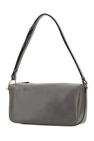 Gucci Grey Leather Shoulder Bag
