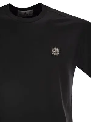 Stone Island Slim Fit T-shirt With Compass Patch
