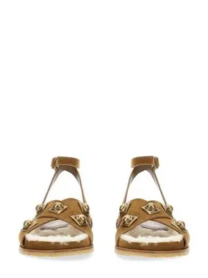 Etro Crown Me Sandal - Cream