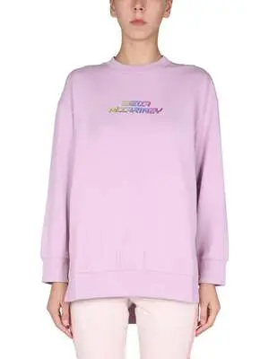 Stella McCartney Sweatshirt With 3d Logo - Purple