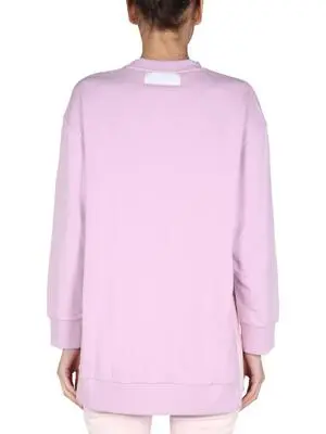 Stella McCartney Sweatshirt With 3d Logo - Purple