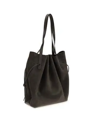 Yuzefi Scallop Suede Shoulder Bag