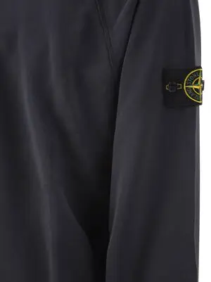 Stone Island Cotton Crew Neck Sweatshirt With Compass Badge