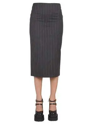 Versace Pencil Skirt - Gray