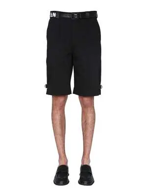 Alexander McQueen Regular Fit Bermuda - Black