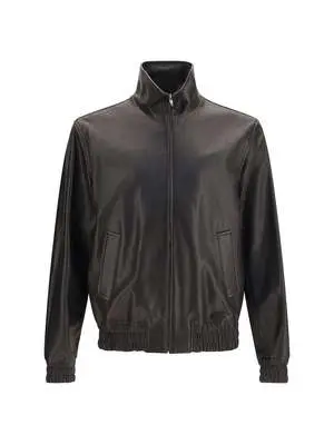 Valentino Garavani Leather Zip Jacket