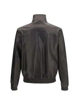 Valentino Garavani Leather Zip Jacket
