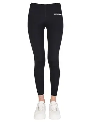 JIL SANDER Logo Print Leggings