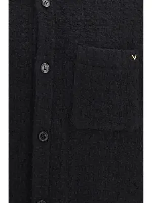 Valentino Garavani Textured High-neck Jacket