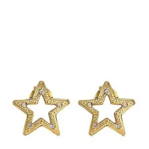 JIMMY CHOO Jc Star Studs Earrings - Gold