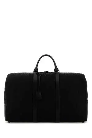 Fendi Fabric Large Ff Travel Bag - Black