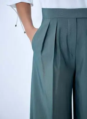 Max Mara High-waisted Wide-leg Trousers