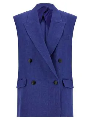 Max Mara Mstaia' Vest - Blue